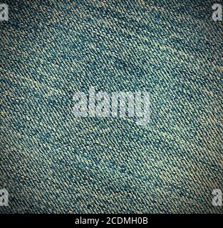 The texture of classic black denim cloth. Dark jeans background with ...