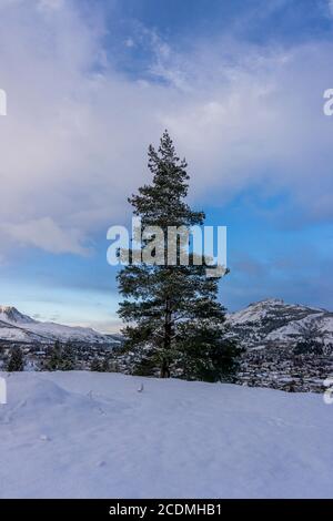 Winter Season in Esquel, Chubut, Patagonia, Argentina Stock Photo - Alamy