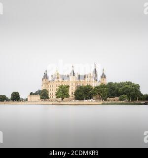 Schwerin Castle, seat of the state parliament of Mecklenburg-Western ...