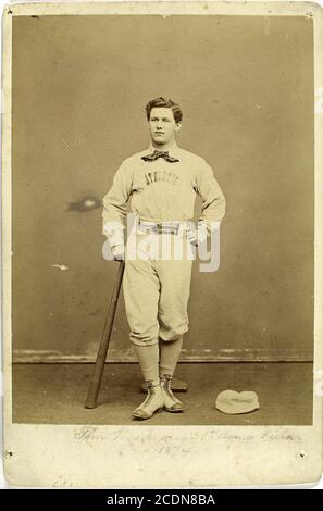 Tim Murnane, Extra 1Base1874 Stock Photo - Alamy