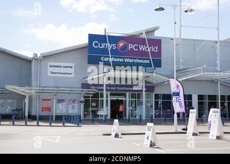 Currys store at a retail park in Bury St Edmunds in Suffolk, UK Stock ...