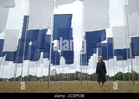 Angela Helleur, chief nurse of Lewisham and Greenwich NHS Trust, poses ...