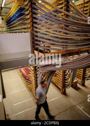Axminster carpet factory interior photographed in 2018 Stock Photo - Alamy