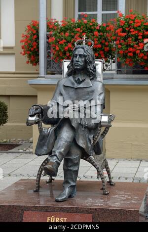 Prince Rakoczy Monument in Bad Kissingen Stock Photo - Alamy