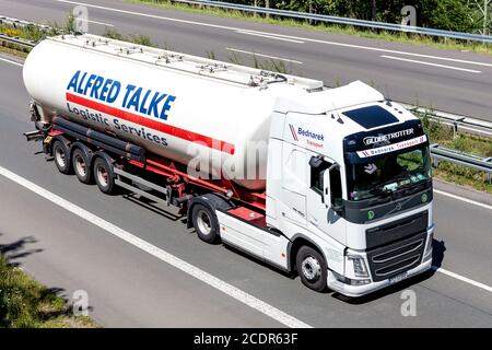Alfred Talke truck on motorway. Alfred Talke GmbH & Co. KG is an ...