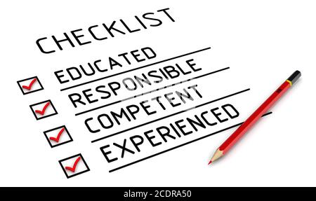 Characteristics of the employee: educated, responsible, competent ...