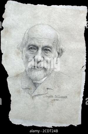 Bellanger Camille Felix - Old Man Stock Photo - Alamy