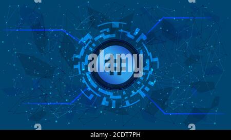 Reserve Rights Token RSR cryptocurrency token symbol of the DeFi ...