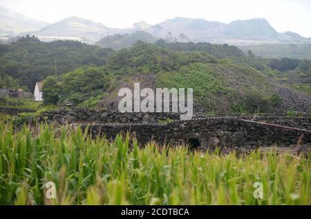 Maroiços, also known as the “Azores pyramids”, a unique kind of ...