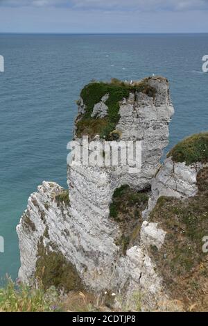 chalk coast near Etretat, Normandy Stock Photo - Alamy