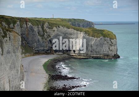 chalk coast near Etretat, Normandy Stock Photo - Alamy