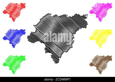 Vector city map of Harbin, Heilongjiang, China Stock Vector Image & Art ...