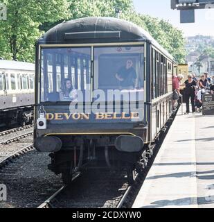 devon belle observation coach dartmouth steam railway devon england uk ...