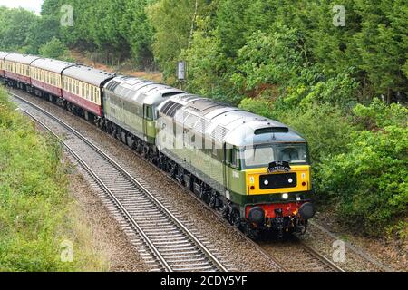 Class 47 diesel locomotives D1944 "Craftsman" and D1935 "Roger Hosking ...