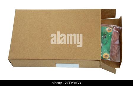 Spare parts and electronic components packed in soft film and carton ...