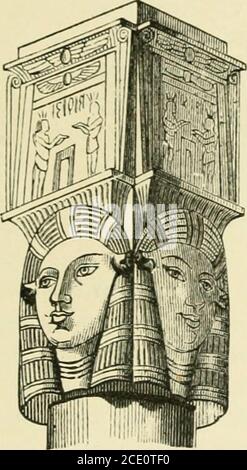 Lotus bud columns in the Temple Complex at Luxor in Egypt Stock Photo ...