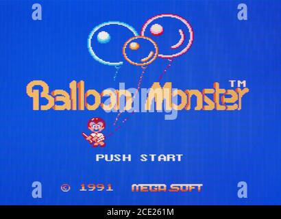 Balloon Monster - Nintendo Entertainment System - NES Videogame ...