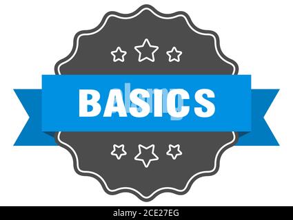 basics label. basics isolated seal. Retro sticker sign Stock Vector ...