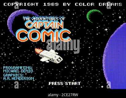 The Adventures of Captain Comic - Nintendo Entertainment System - NES ...