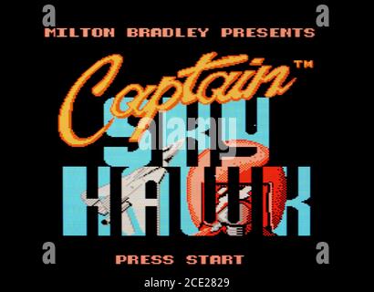 Captain Sky Hawk - Nintendo Entertainment System - NES Videogame ...