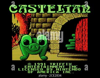 Castelian - Nintendo Entertainment System - NES Videogame - Editorial ...