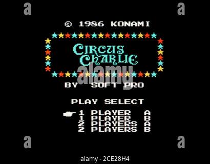 Circus Charlie - Nintendo Entertainment System - NES Videogame ...