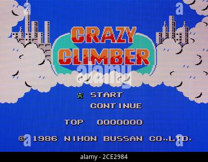 Crazy Climber - Nintendo Entertainment System - NES Videogame ...