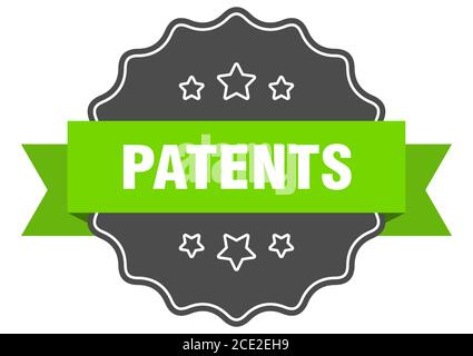 patents label. patents isolated seal. Retro sticker sign Stock Vector ...