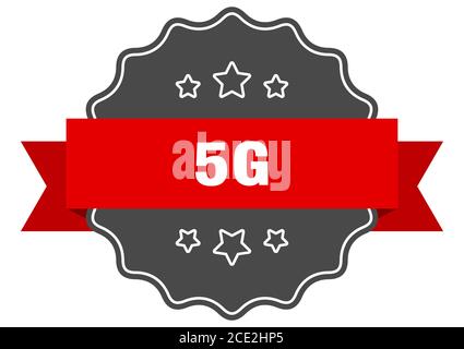 5g label. 5g isolated seal. Retro sticker sign Stock Vector Image & Art ...