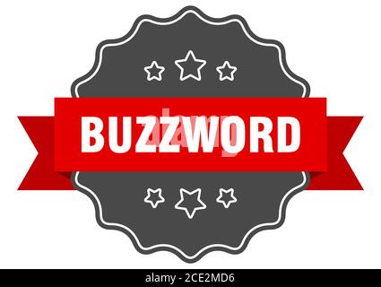 buzzword label. buzzword isolated seal. Retro sticker sign Stock Vector ...