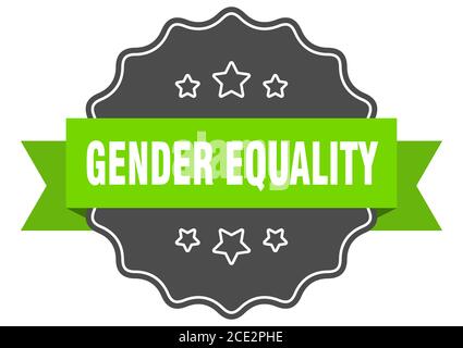 gender equality label. gender equality isolated seal. Retro sticker ...
