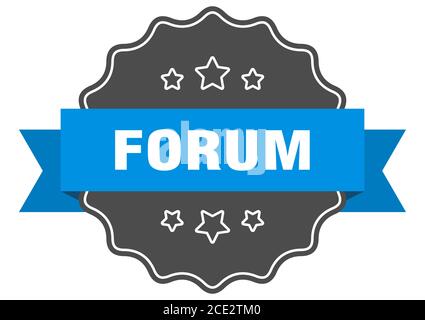 forum label. forum isolated seal. Retro sticker sign Stock Vector Image ...