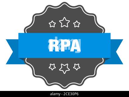 rpa label. rpa isolated seal. Retro sticker sign Stock Vector Image ...