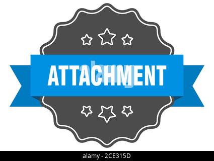 attachment label. attachment isolated seal. Retro sticker sign Stock Vector Image & Art - Alamy