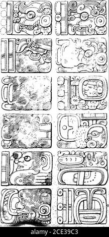 Maya Hieroglyphs Fig 12 Stock Photo - Alamy