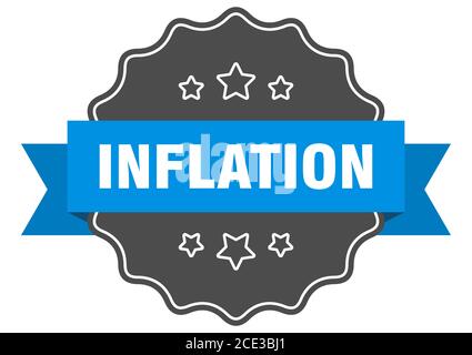 inflation label. inflation isolated seal. Retro sticker sign Stock ...