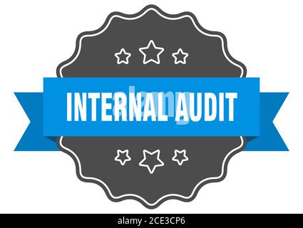 internal audit label. internal audit isolated seal. Retro sticker sign ...