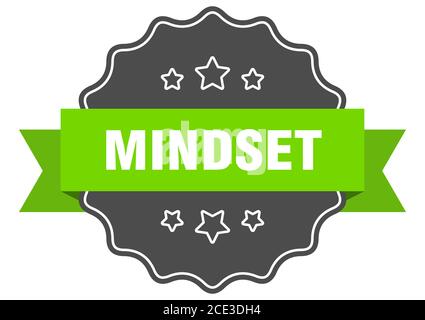mindset label. mindset isolated seal. Retro sticker sign Stock Vector ...