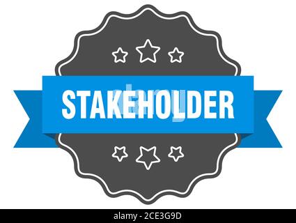 stakeholder label. stakeholder isolated seal. Retro sticker sign Stock ...