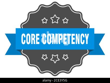 competency blue label. competency isolated seal. competency Stock ...