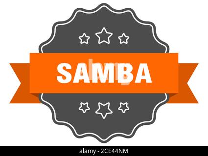 samba label. samba isolated seal. Retro sticker sign Stock Vector Image ...