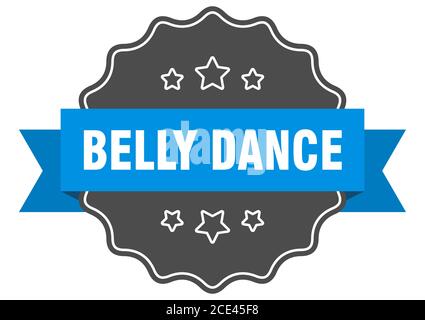 belly dance label. belly dance isolated seal. Retro sticker sign Stock ...