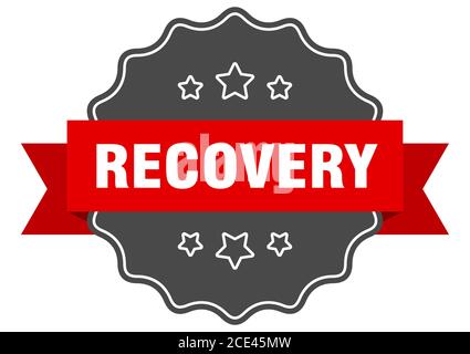 recovery label. recovery isolated seal. Retro sticker sign Stock Vector ...