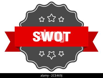 swot label. swot isolated seal. Retro sticker sign Stock Vector Image ...