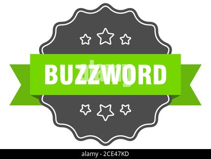 buzzword label. buzzword isolated seal. Retro sticker sign Stock Vector ...