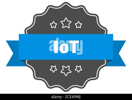 iot label. iot isolated seal. Retro sticker sign Stock Vector Image ...