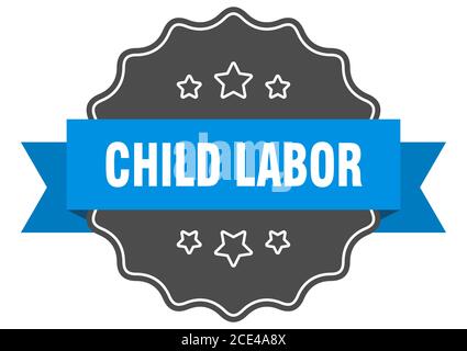 child labor label. child labor isolated seal. Retro sticker sign Stock ...