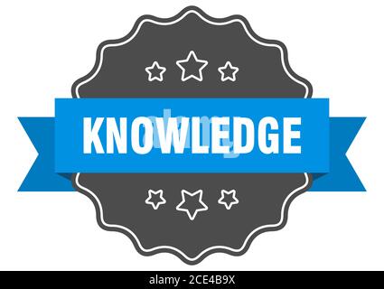 knowledge label. knowledge isolated seal. Retro sticker sign Stock ...