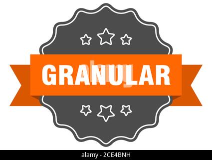 granular label. granular isolated seal. Retro sticker sign Stock Vector ...