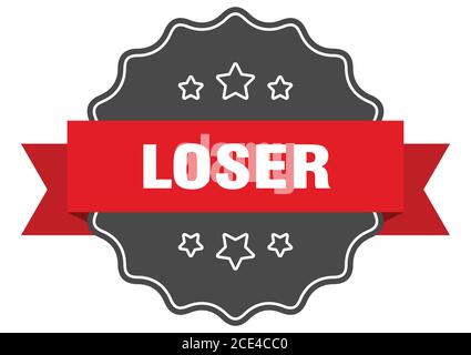 loser label. loser isolated seal. Retro sticker sign Stock Vector Image ...